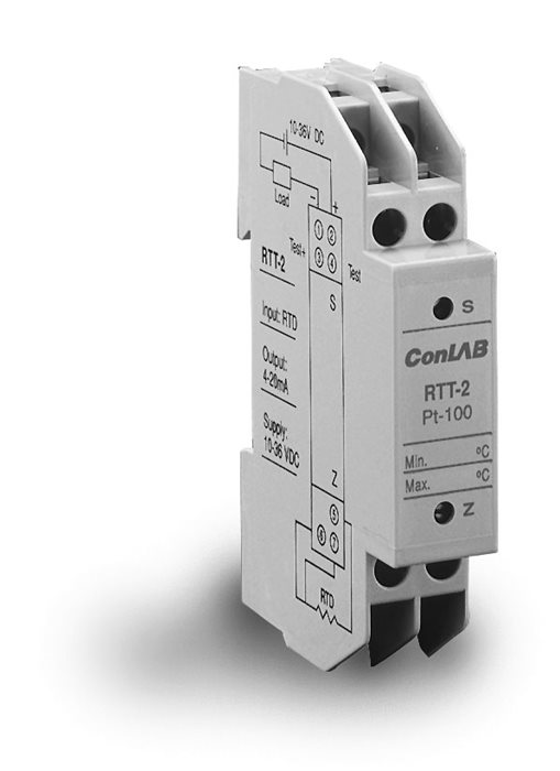 RTT-2 Pt-100 2-wire non-isolated transmitter